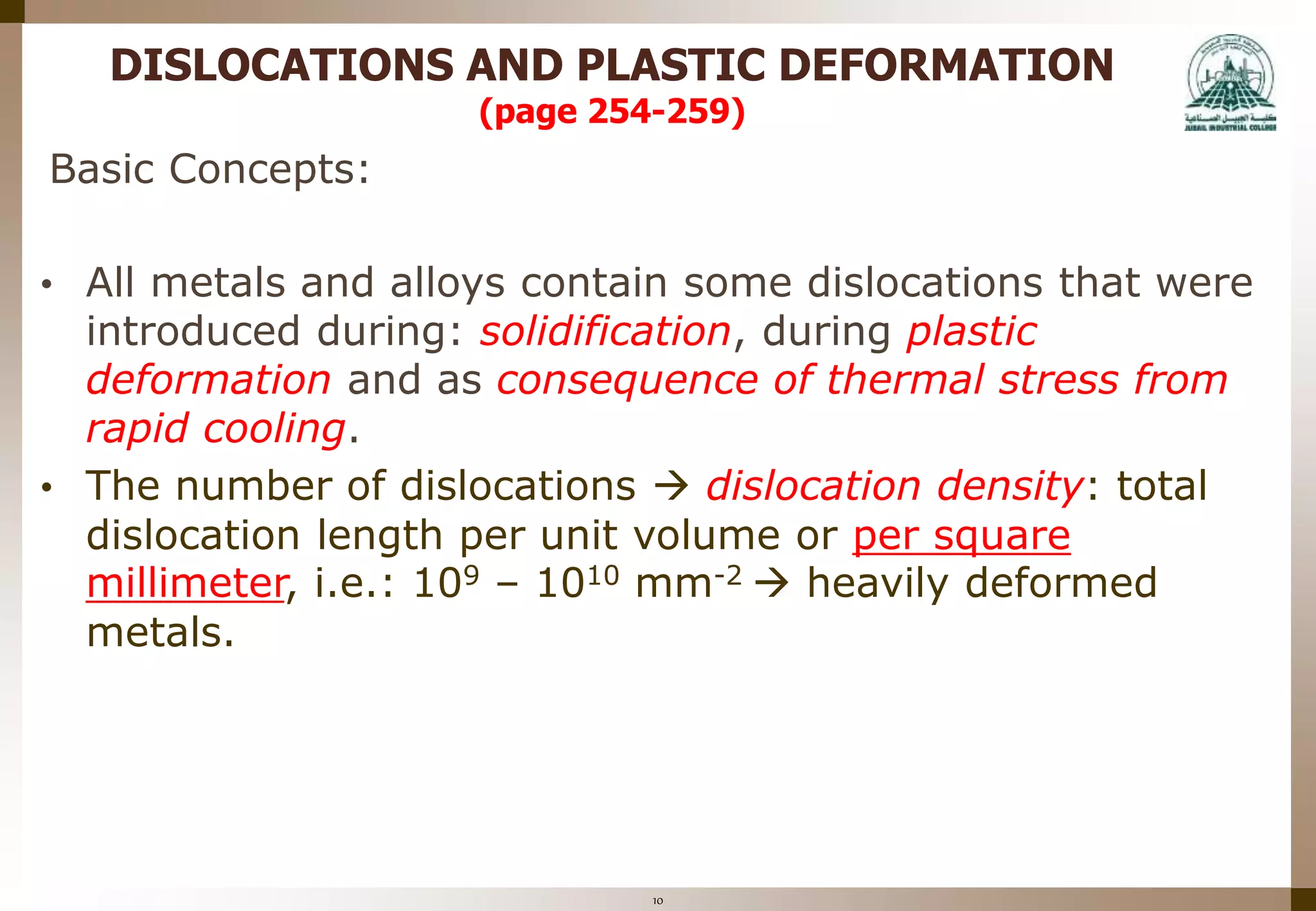 Mme 323 materials science week 7-8 - dislocations & strenghtening ...