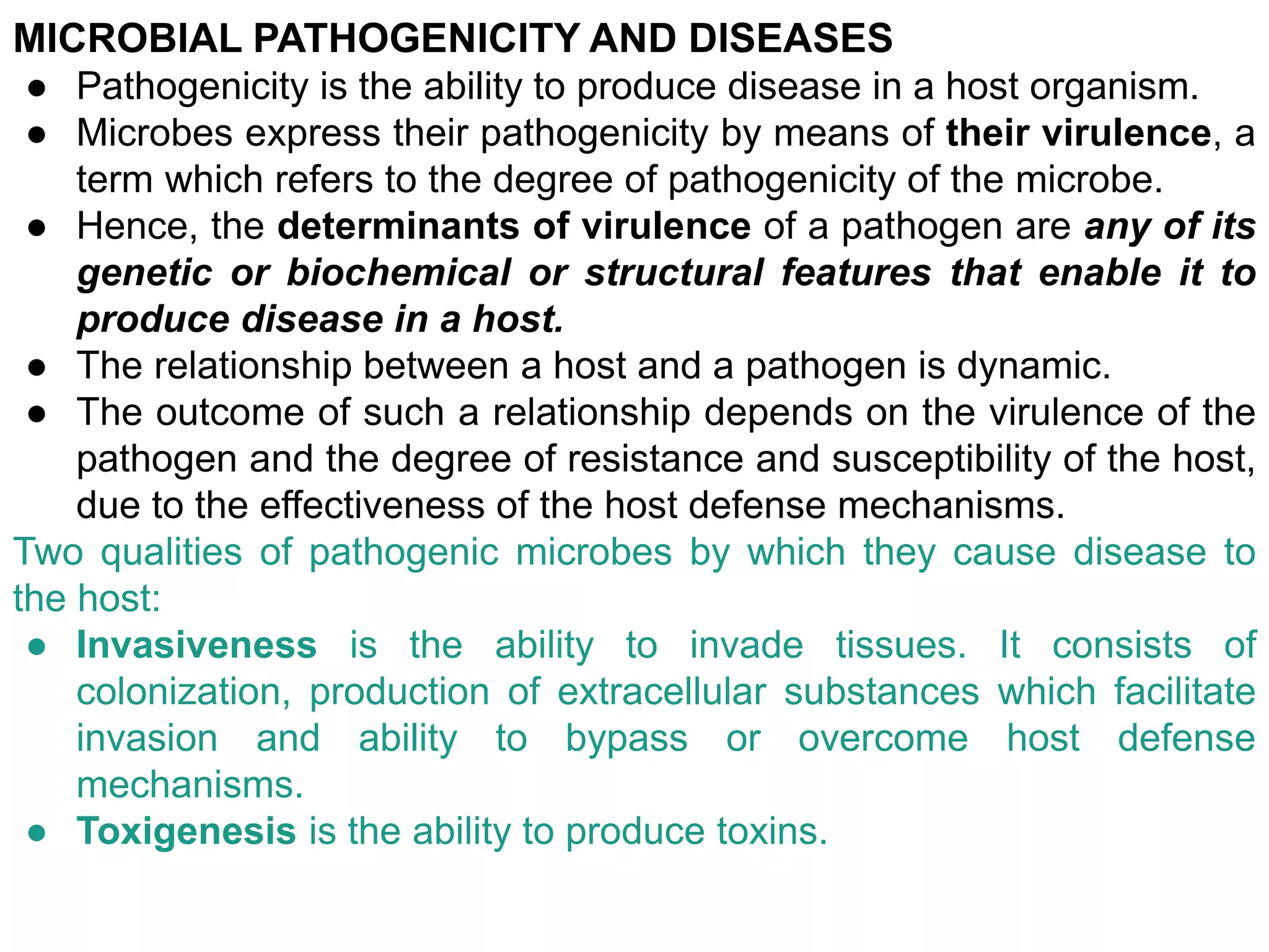 Microbes, Man and Environment (Microbial pathogenicity) .pptx