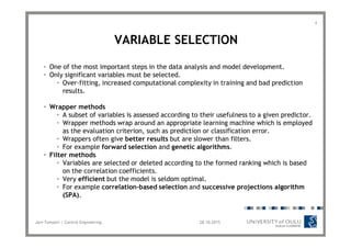 Modelling the effluent quality utilizing optical monitoring | PPT