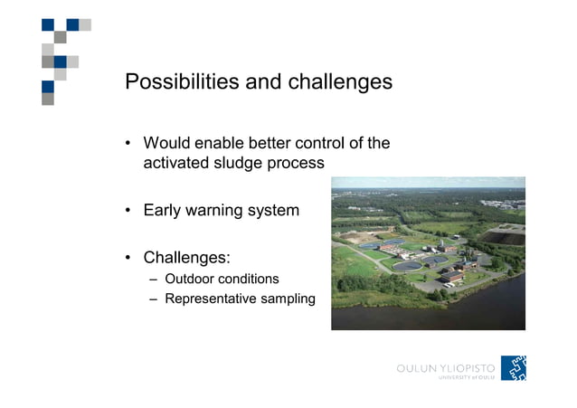 On-line optical monitoring of activated sludge floc morphopoly | PPT