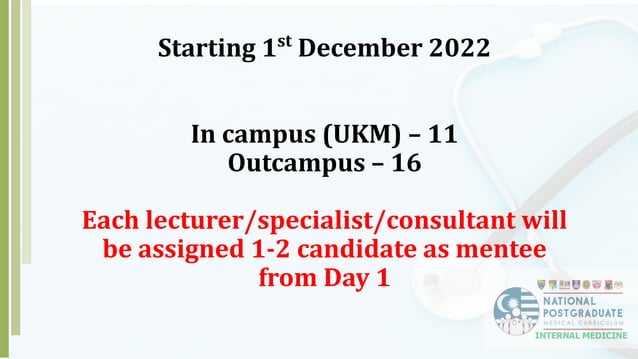 MMED orientation template malaysia medic | PDF