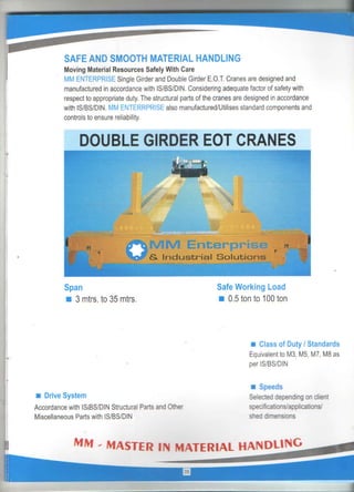 JIB AND EOT CRANE By Mm Enterprise | PDF
