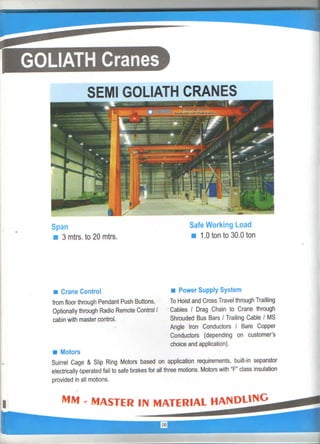 JIB AND EOT CRANE By Mm Enterprise | PDF