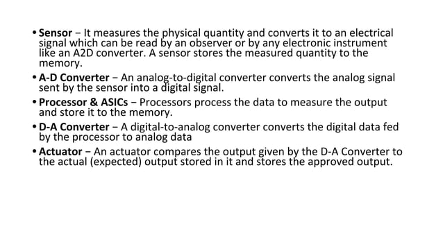 Lecture on Embedded System, introduction, types | PPT Lecture on Embedded System, introduction, types | PPT