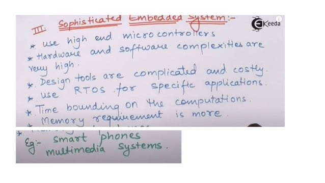 Lecture on Embedded System, introduction, types | PPT Lecture on Embedded System, introduction, types | PPT