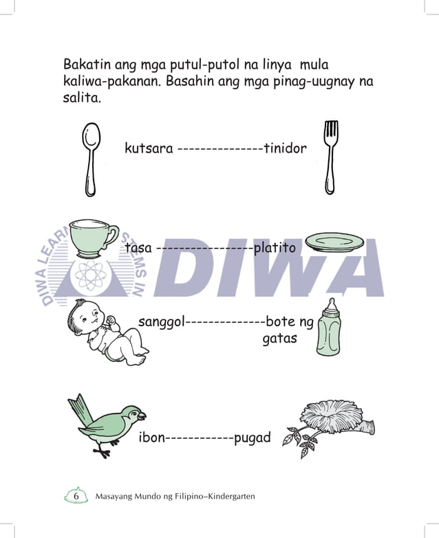 Masayang Mundo ng Filipino - Kinder | PDF