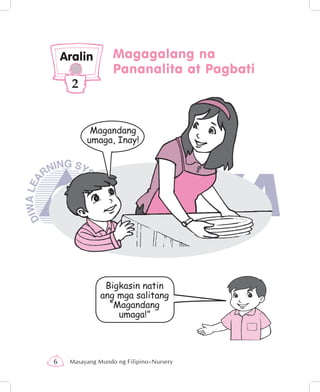 Masayang Mundo ng Filipino - Nursery | PDF