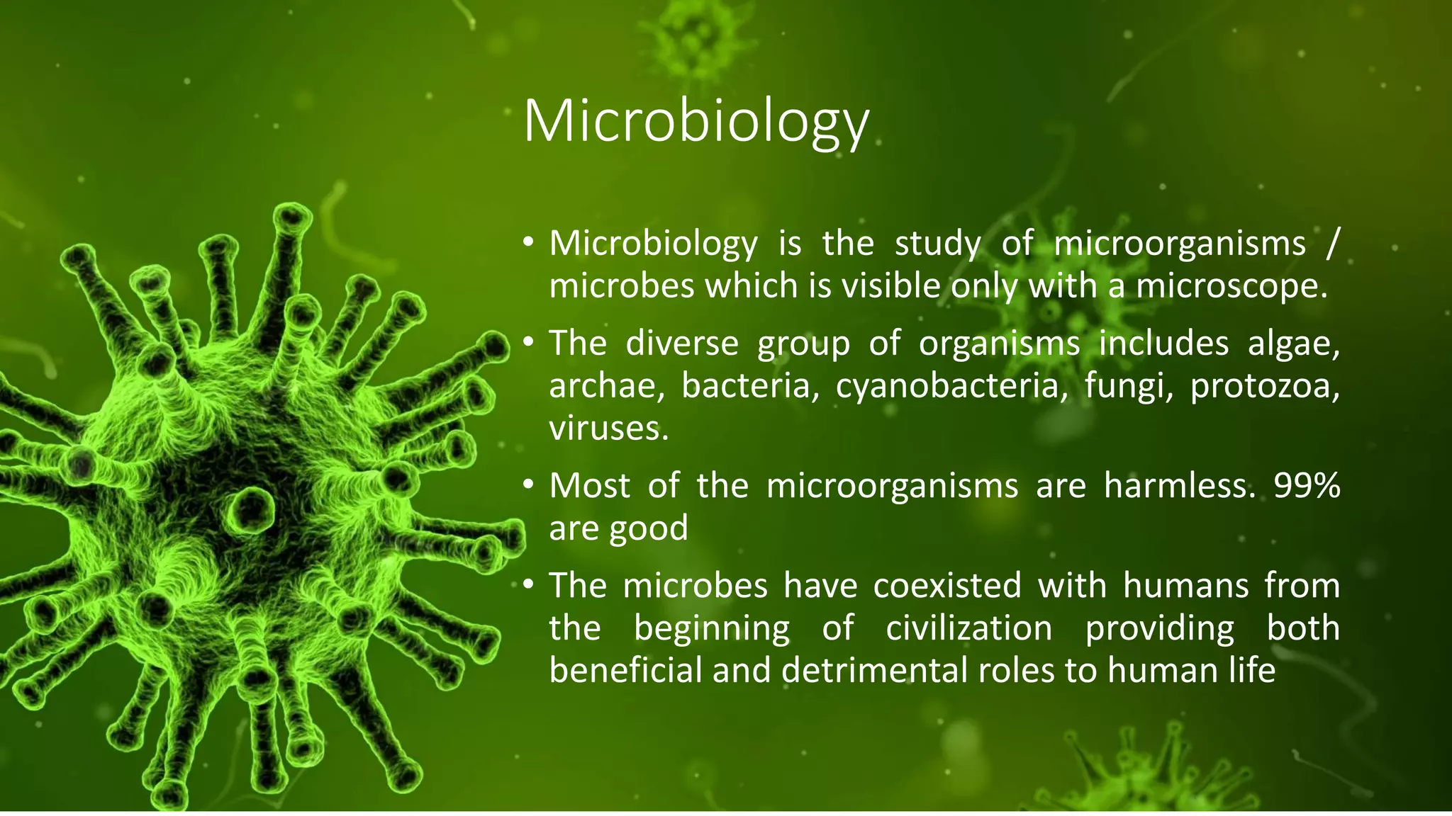 History of Microbiology by Tahaa Saeed | PPTX