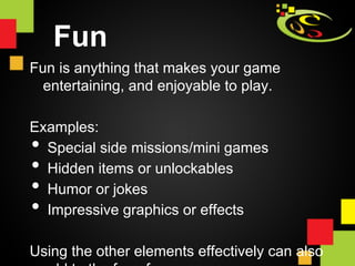 Elements of Game Design | PDF | Video Game Genres | Video Gaming