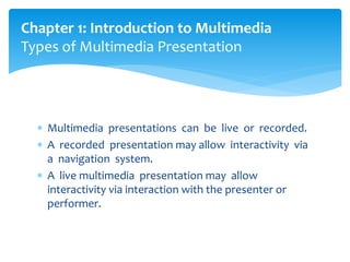 Multimedia Design Chapter 1 | PPTX | Internet for Beginners | Internet