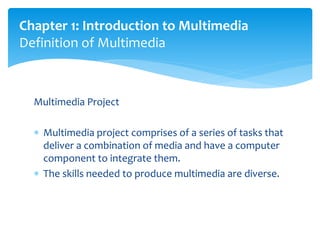 Multimedia Design Chapter 1 | PPTX | Internet for Beginners | Internet