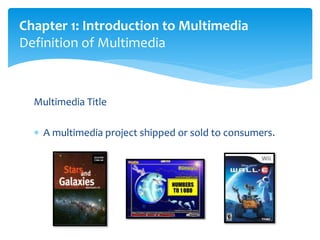 Multimedia Design Chapter 1 | PPTX