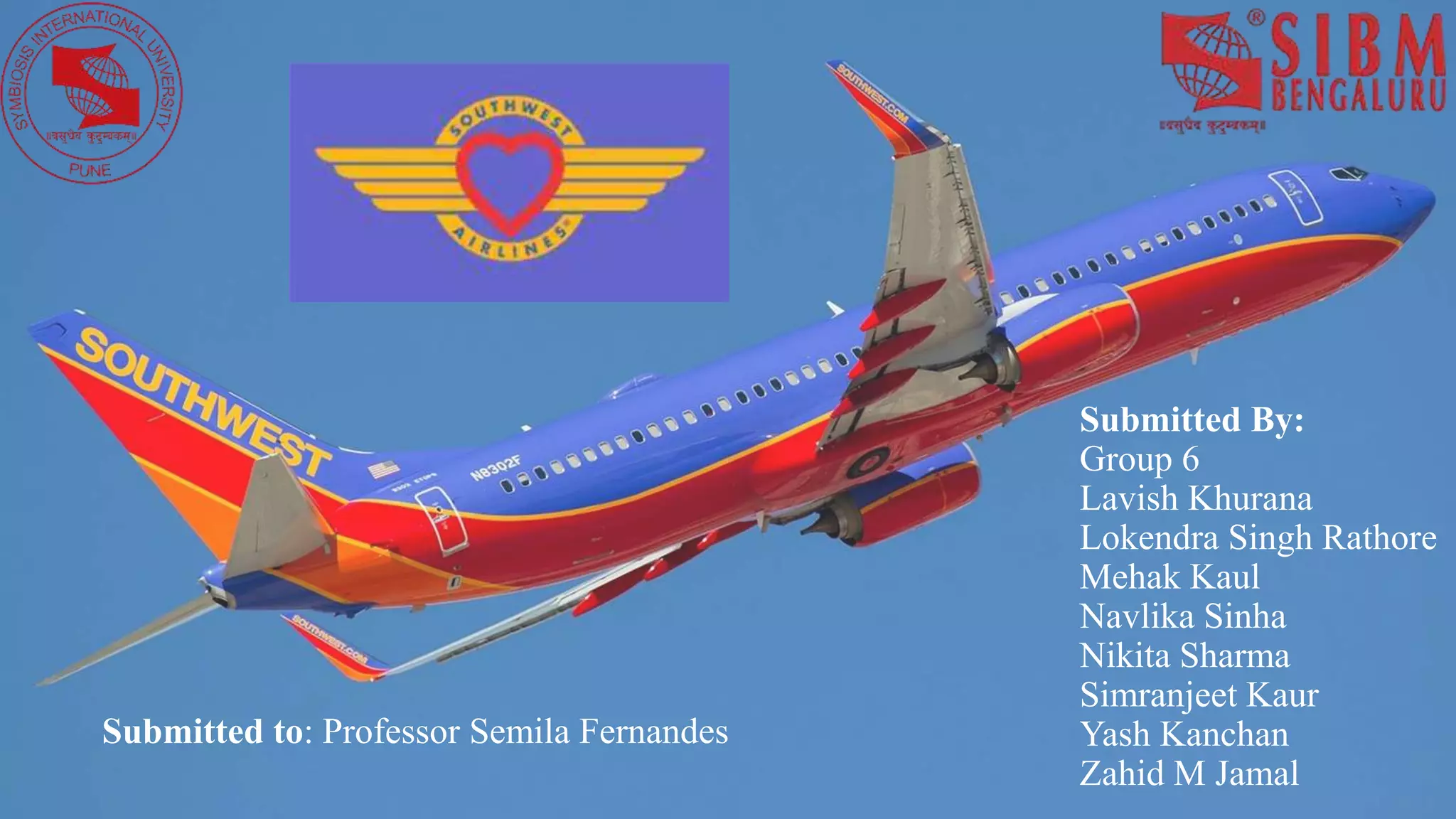 SouthWest Airlines | Marketing | Case Study | PPTX