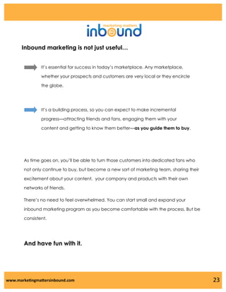 The Beginner's Guide to Inbound Marketing | PDF | Advertising Industry ...