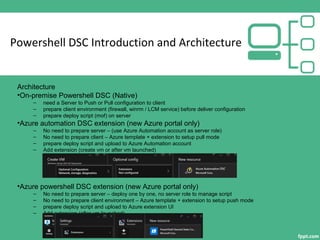 Mmik powershell dsc_slideshare_v1 | PPT
