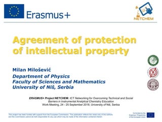 Agreement of protection of intellectual property | PPT