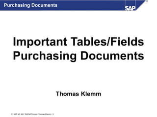 MM Important Tables in Purchasing.ppt