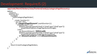 Giorgio Bignozzi - How to develop a Sticker plug-in for Magento 2: best practice | PPT