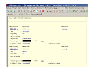 MMKA Adlib bruikleenregistratie | PPT