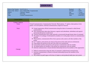 ICT lesson plan | PDF
