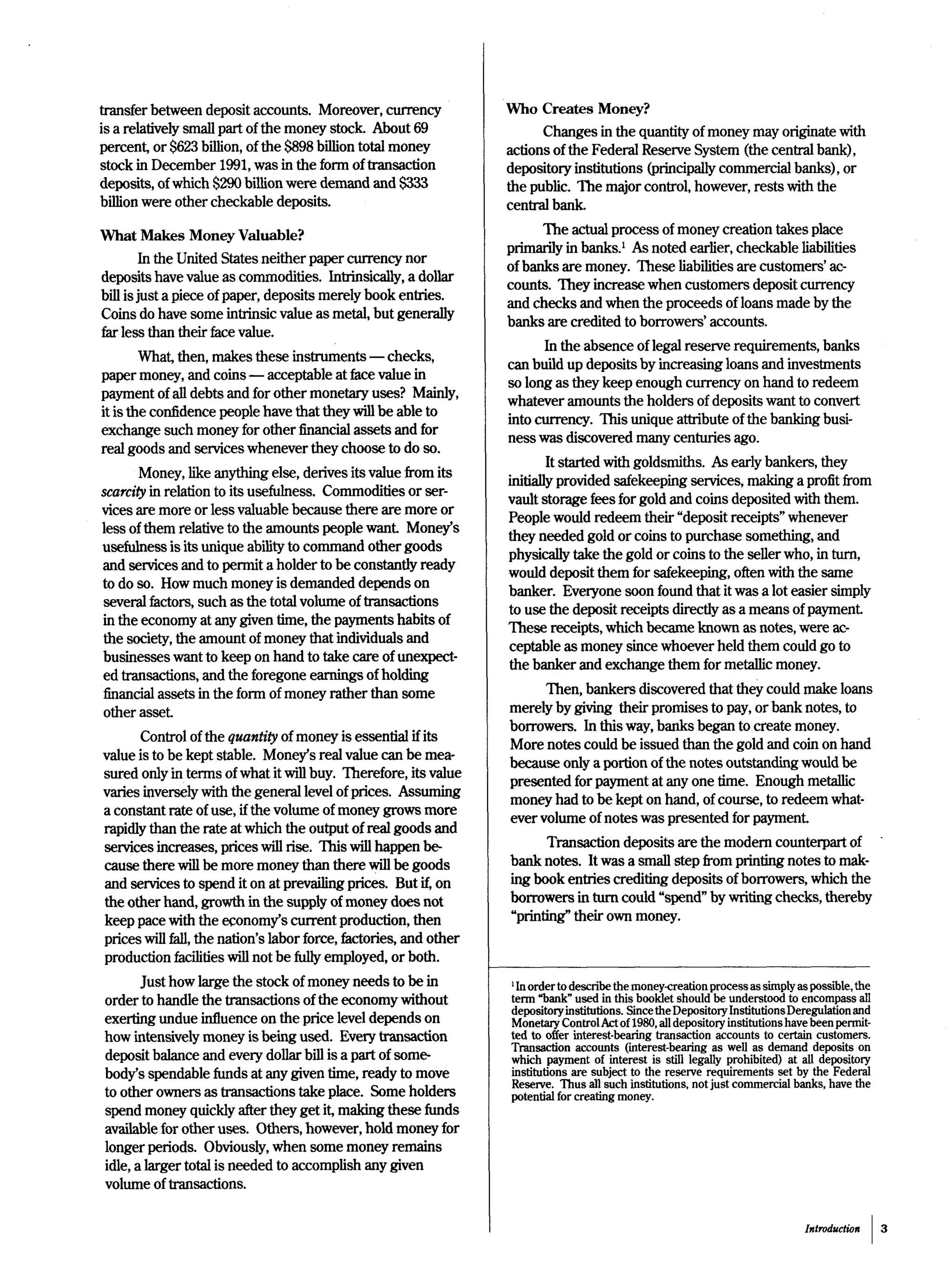 Modern Money Mechanics | PDF