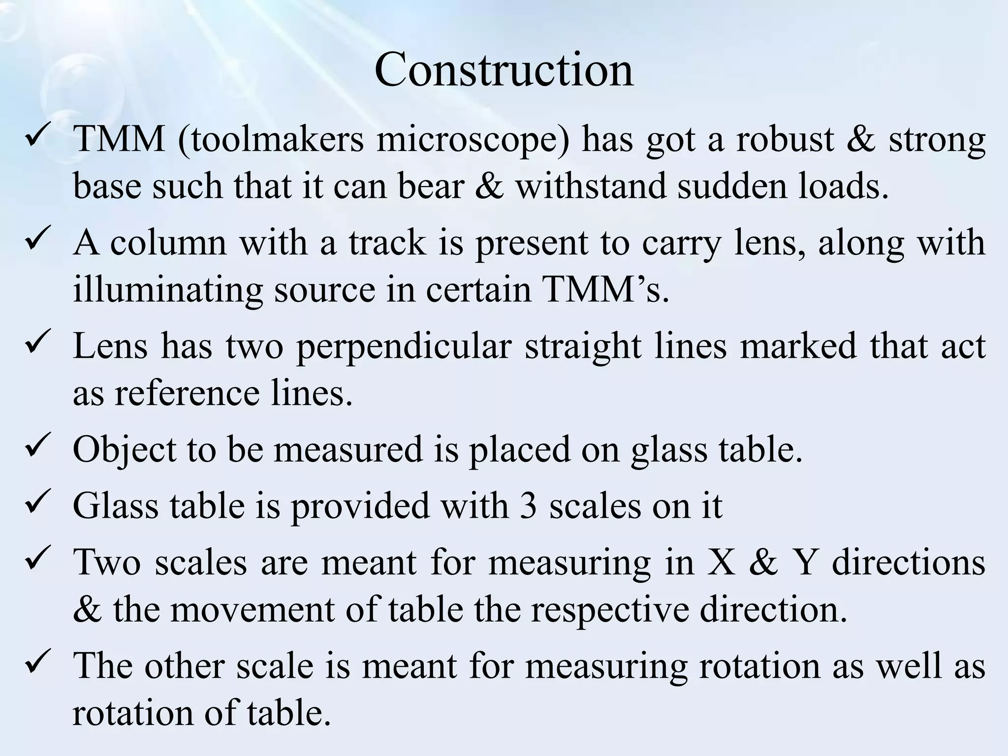 Tool makers microscope | PPTX