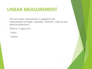 linear and angular measuremnts | PPTX