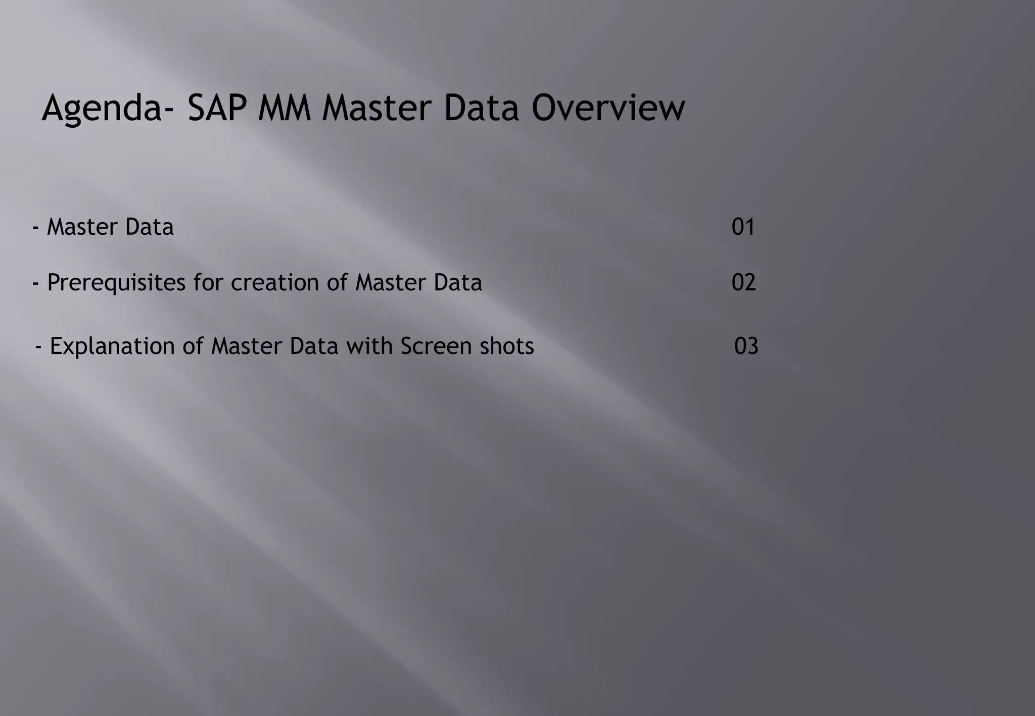 Master Data in Material Management | PDF