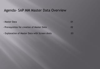 Master Data in Material Management | PDF