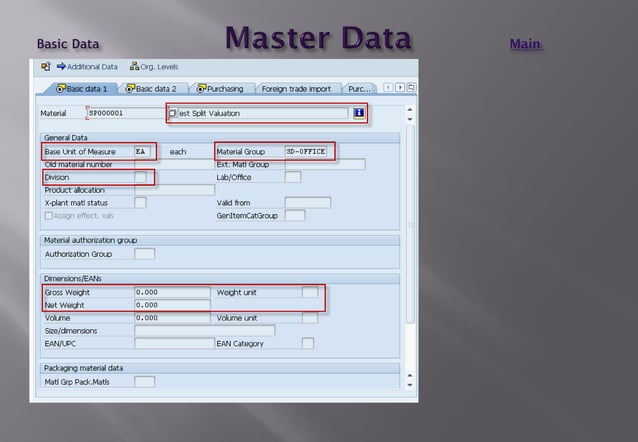 Master Data in Material Management | PDF | Information Services ...