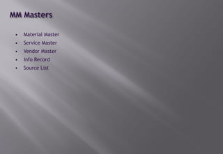 Master Data in Material Management | PDF