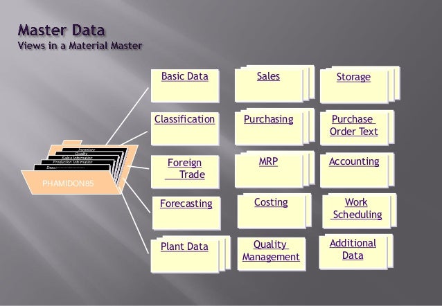 Master Data in Material Management