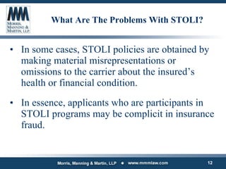 COLI/BOLI, IOLI/STOLI – The good, the bad, and the ugly | PPT | Life ...