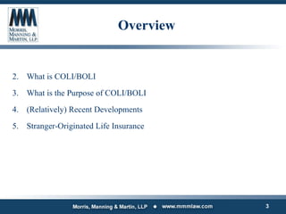 COLI/BOLI, IOLI/STOLI – The good, the bad, and the ugly | PPT