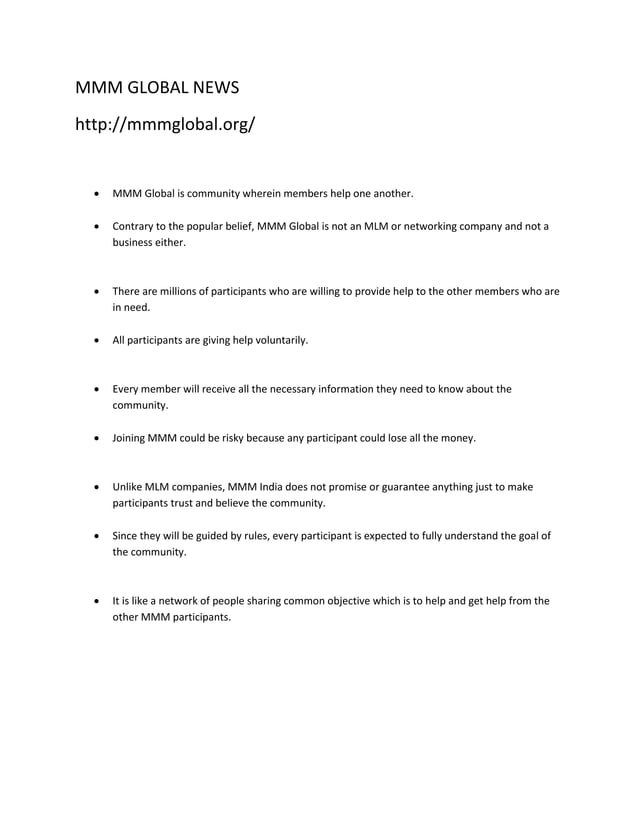 Mmm global news | DOCX | Business | Business and Finance