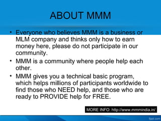 Mmm india 25 | PPT