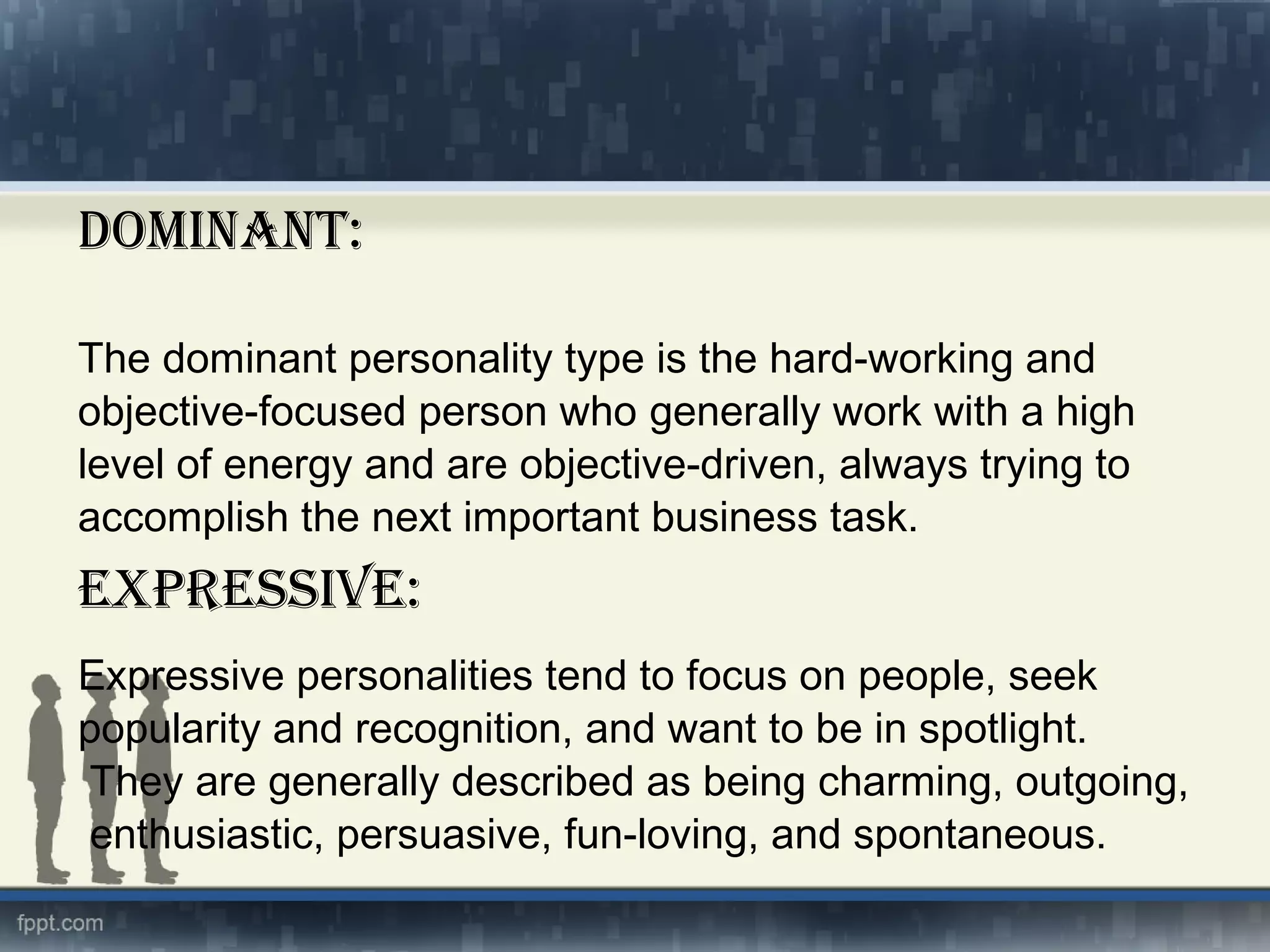 PERSONALITY PRESENTATION | PPT