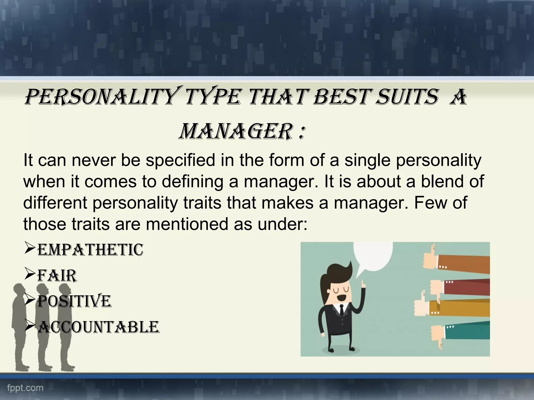 PERSONALITY PRESENTATION | PPT