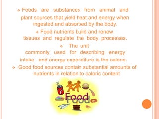 Mmmmm delicious food! | PPTX