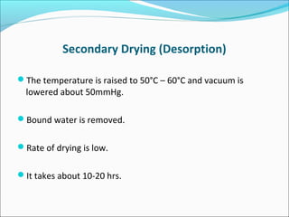 freeze drying | PPT
