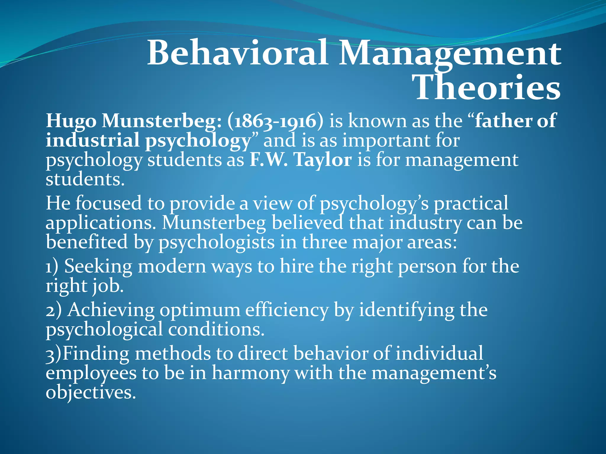 theories of managment | PPTX