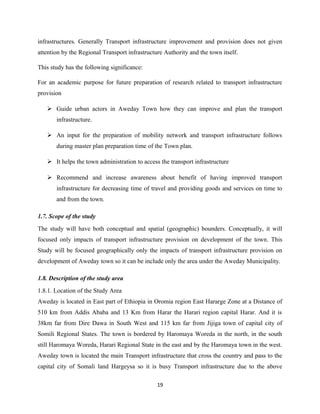 Impacts of Transport infrastructure on Local economic development ...