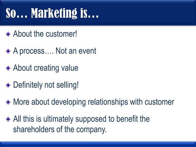 Marketing Management (Module 1) | PPTX