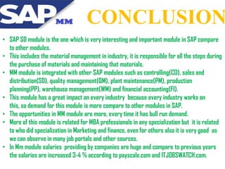 Mm module sap | PPTX