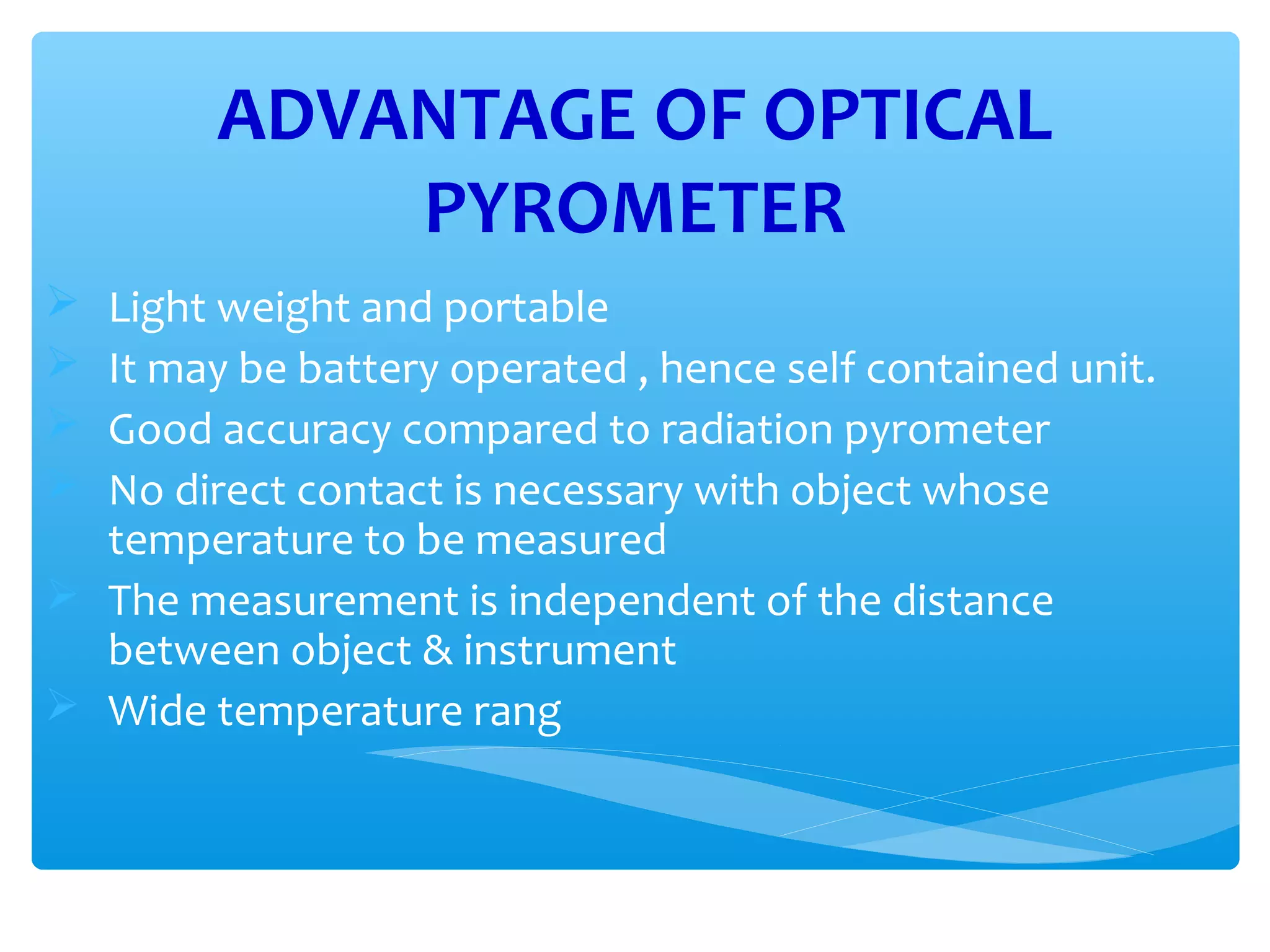 Mmm optical pyrometer | PPT