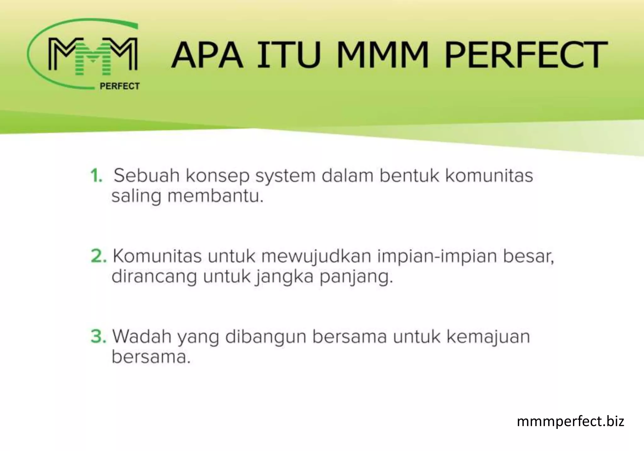 What is MMM Perfect? | PPTX