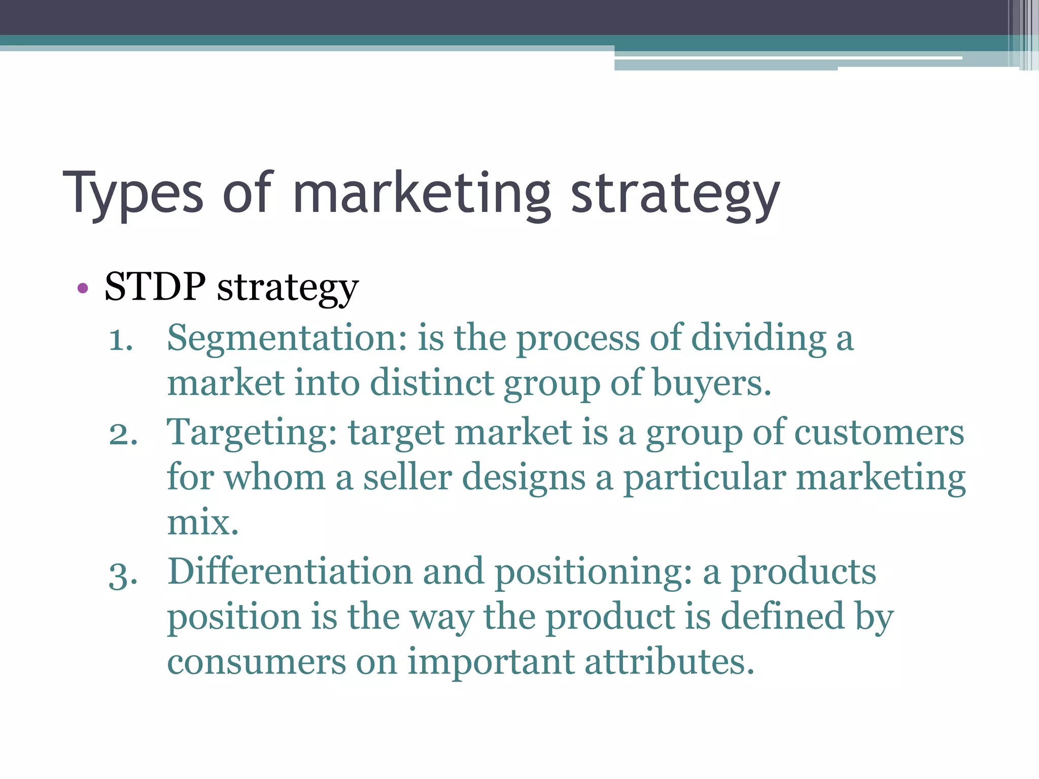 marketing strategy | PPTX
