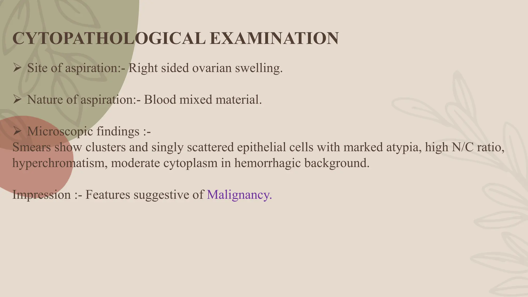 mmmt ovary ppt final..................pptx