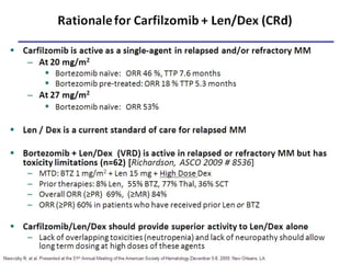 A Randomized, Multicenter, Phase 3 Study Comparing Carfilzomib, Lenalidomide, and Dexamethasone ...