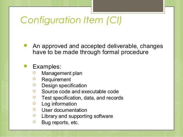 A Brief Introduction to Software Configuration Management